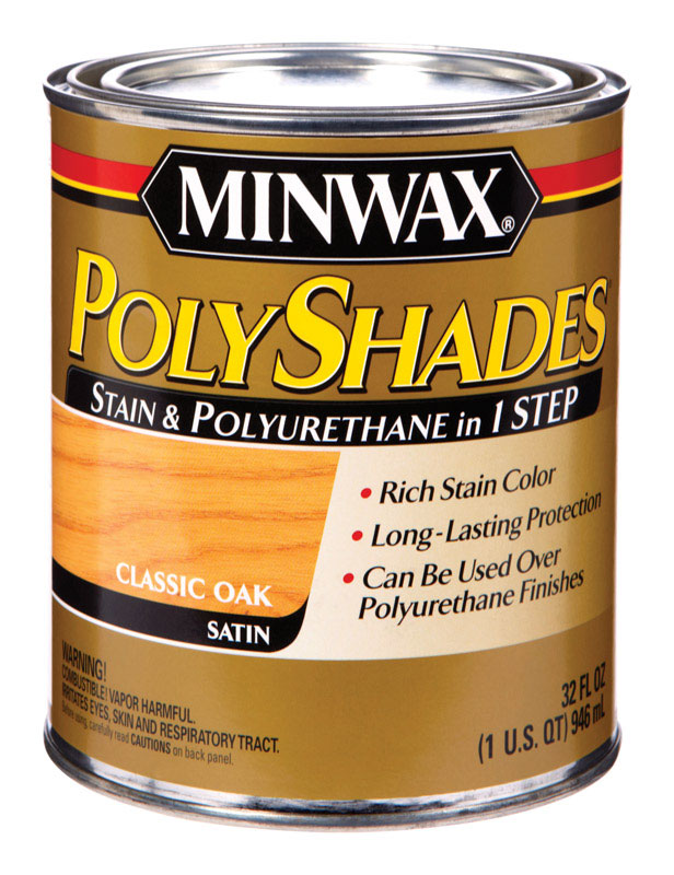 Minwax PolyShades Transparent Polyurethane Polyurethane Stain Classic ...