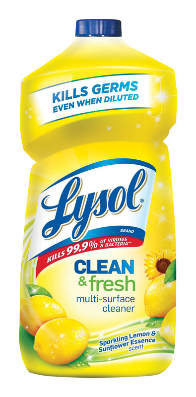 Lysol Clean and Fresh 40 oz. Lemon & Sunflower Scent Multi-Surface ...