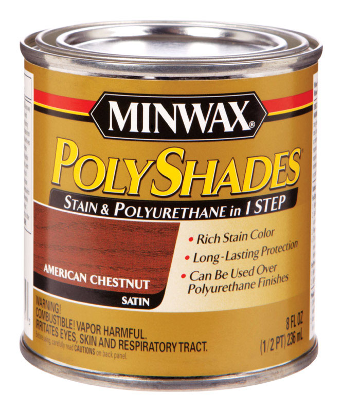 Minwax PolyShades Transparent Polyurethane Polyurethane Stain American ...