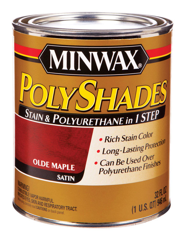 Minwax PolyShades Transparent Polyurethane Polyurethane Stain Olde ...