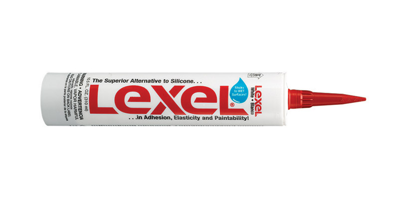 Lexel Sashco Sealant 10.5 oz. White Gloss #VSHE13864, LXL1-10WH