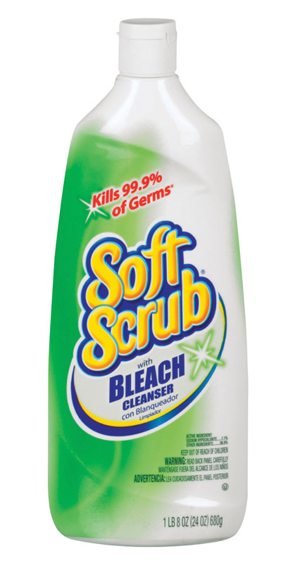 Soft Scrub Liquid Cleanser With Bleach 24 oz. #VSHE17415, 1602