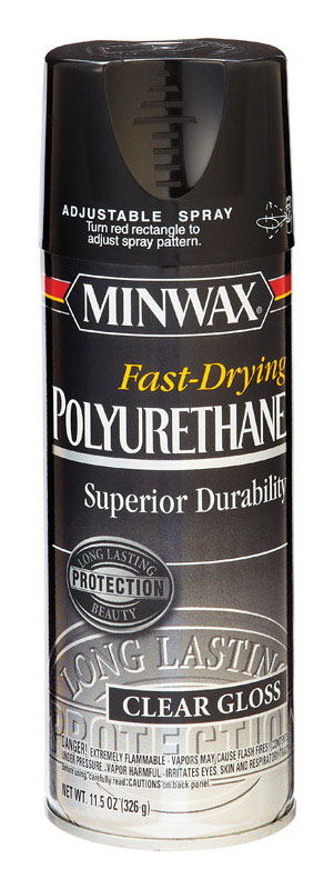 Minwax Gloss Clear Fast-Drying Polyurethane 11.5 oz. #VSHE751065, 33050