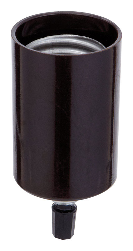 Jandorf 3-Way Bottom Turn Knob Socket 250 watts 250 volts Black Medium ...