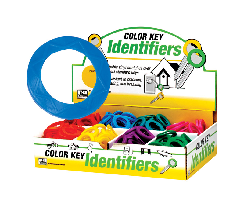 Large Key Color Identifiers 200 Pack Vinyl Key Caps HY-KO PROD Large ...