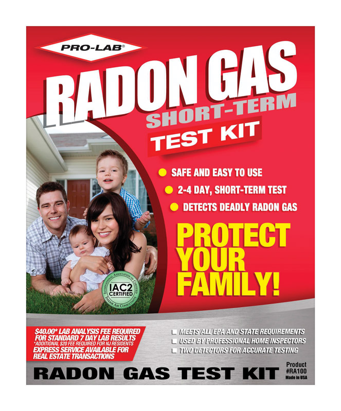 Pro-Lab Radon Gas Test Kit #VSHE5254495, RA100